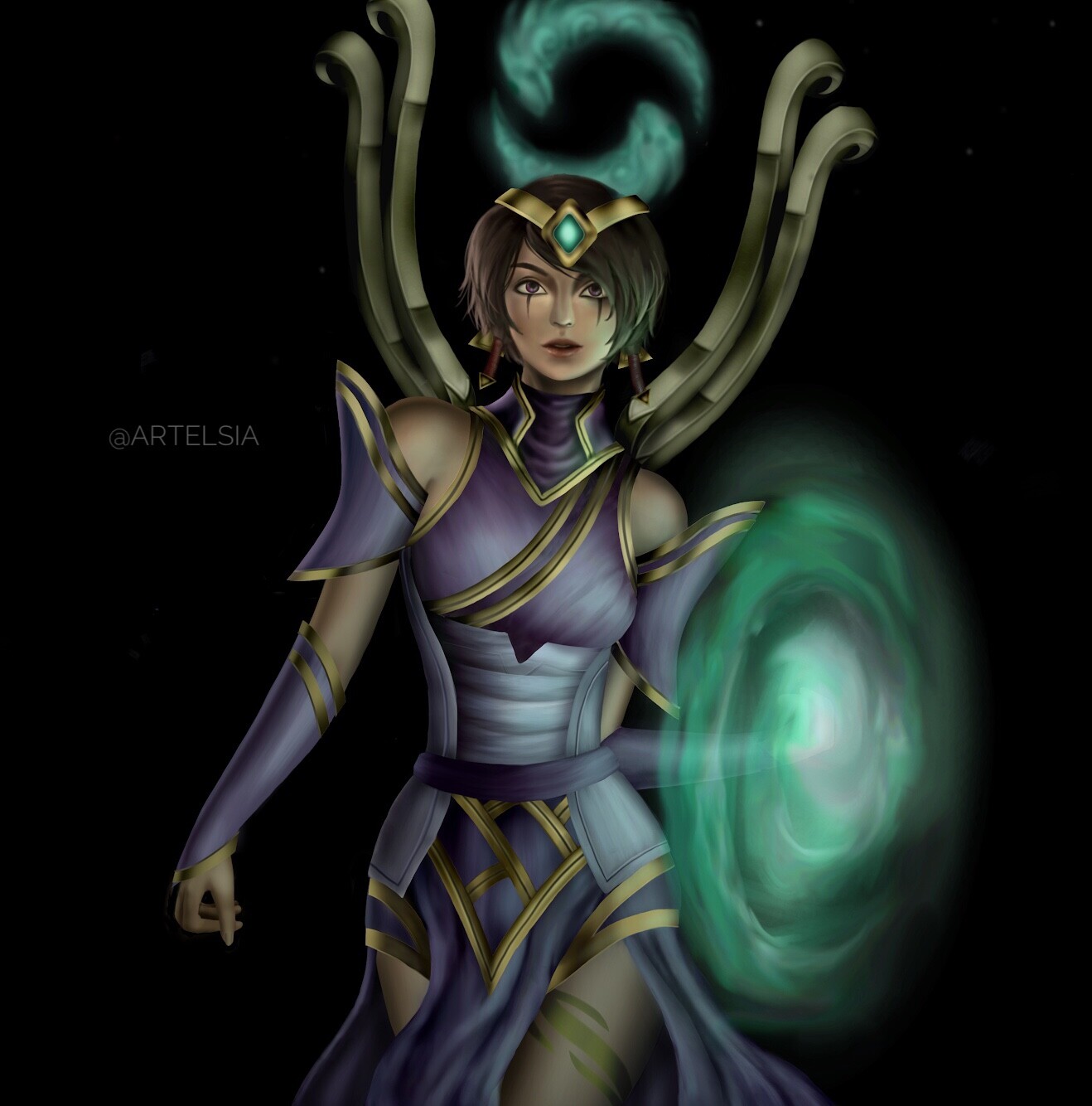 ArtStation - Karma, LoL