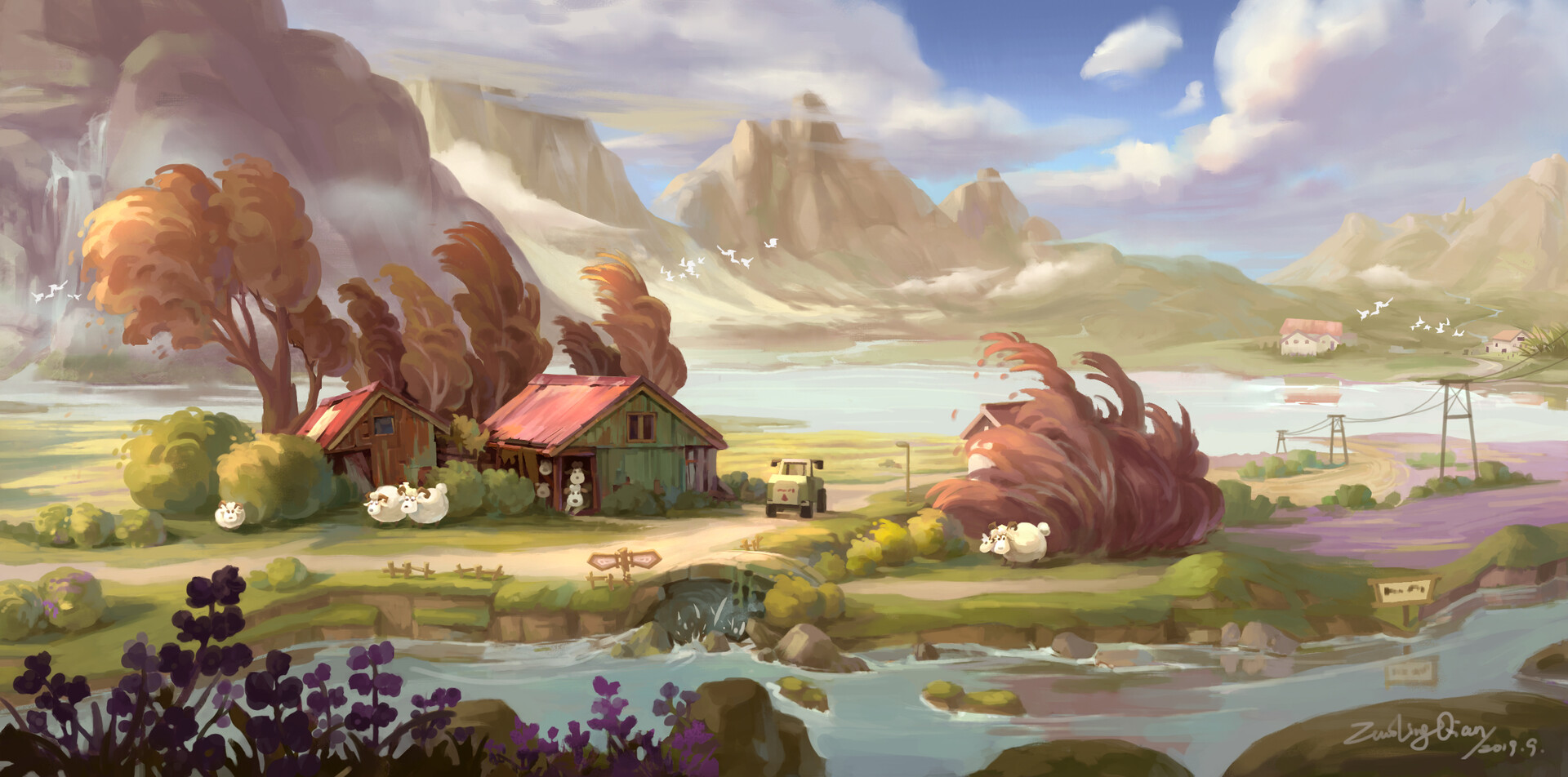 ArtStation - A village