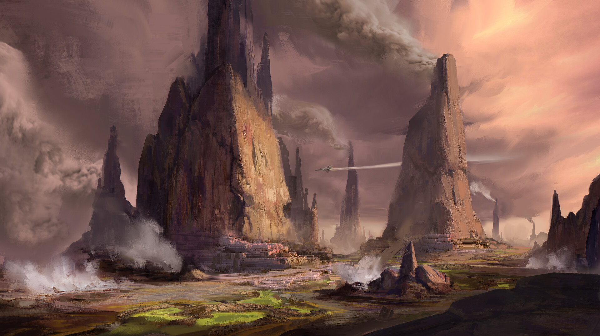 ArtStation - Project Onyx Planet Vista