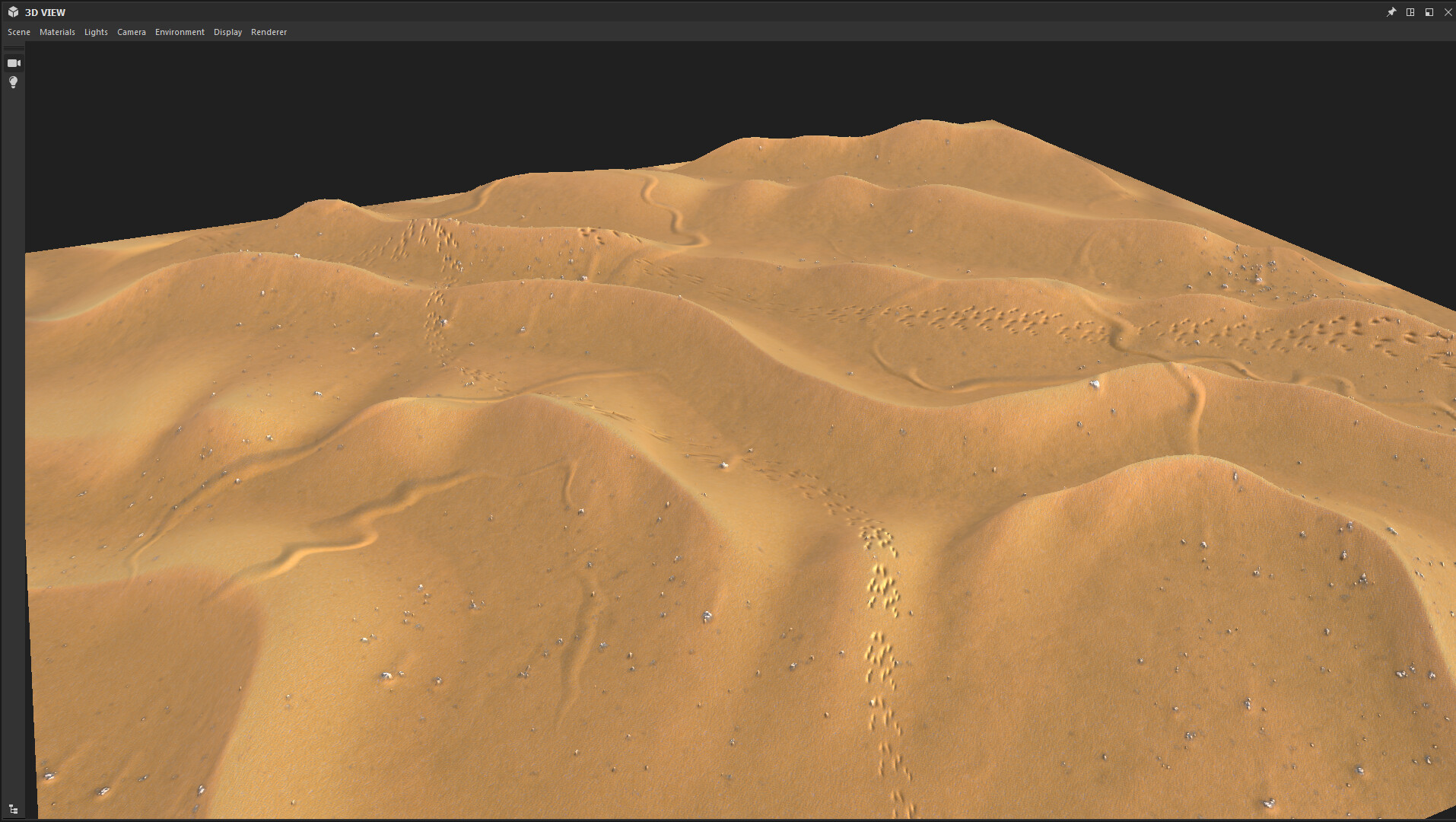 desert sand texture 3d