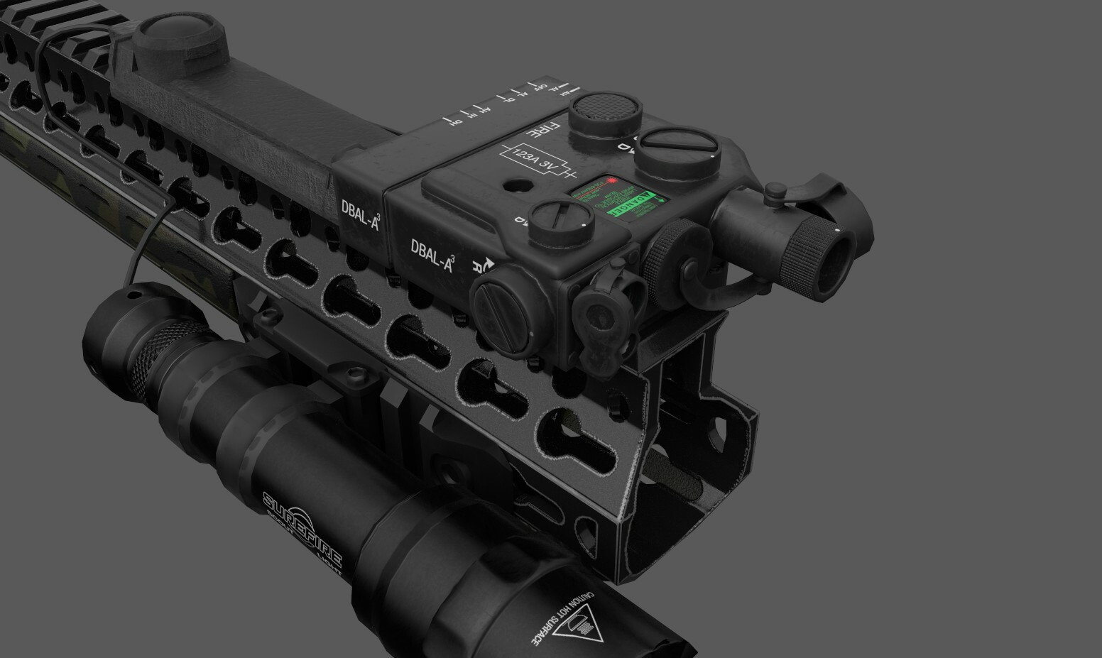 ArtStation - BCM Kinetic Carbine Handguard Assembly