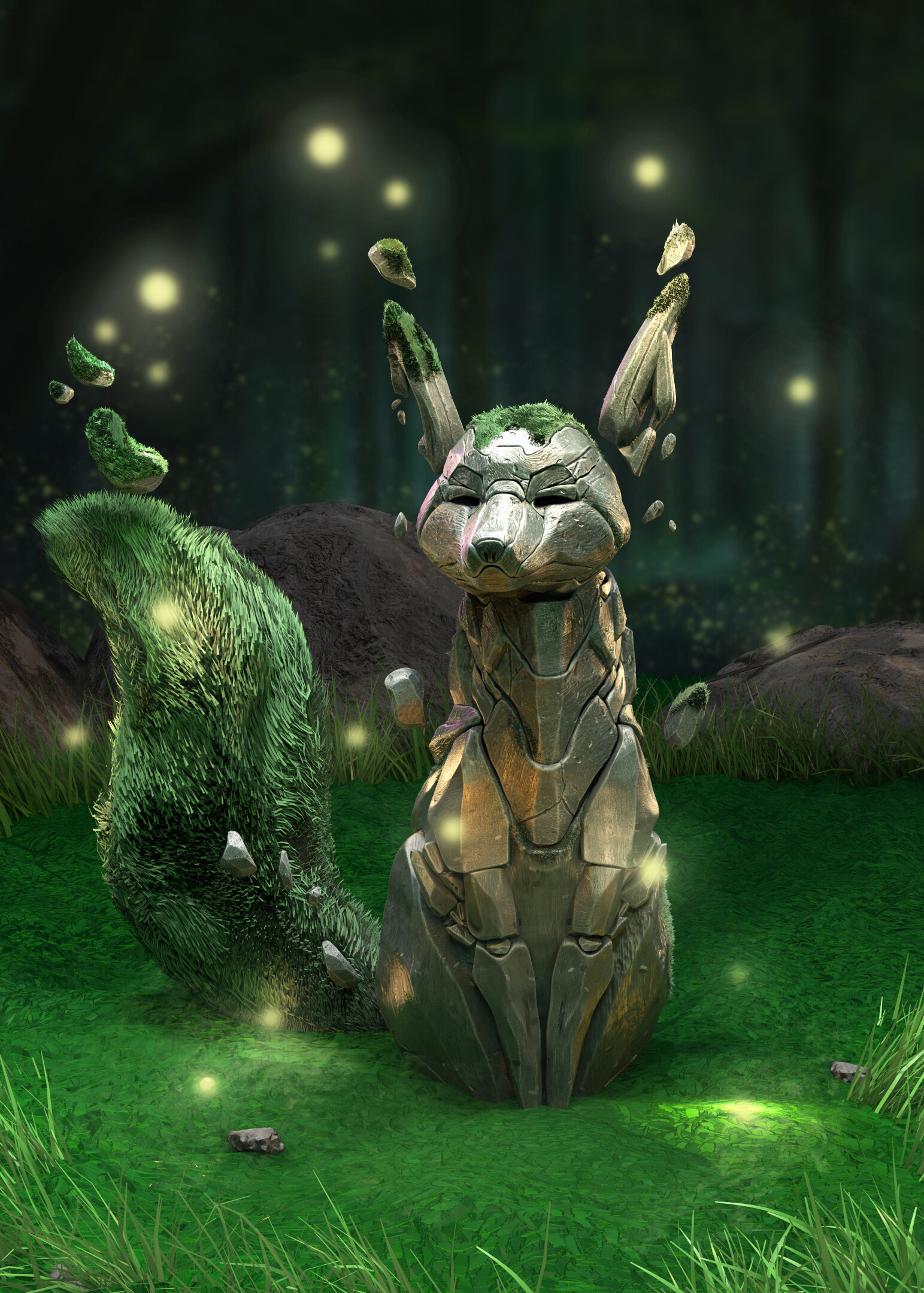 ArtStation - Stone Fox