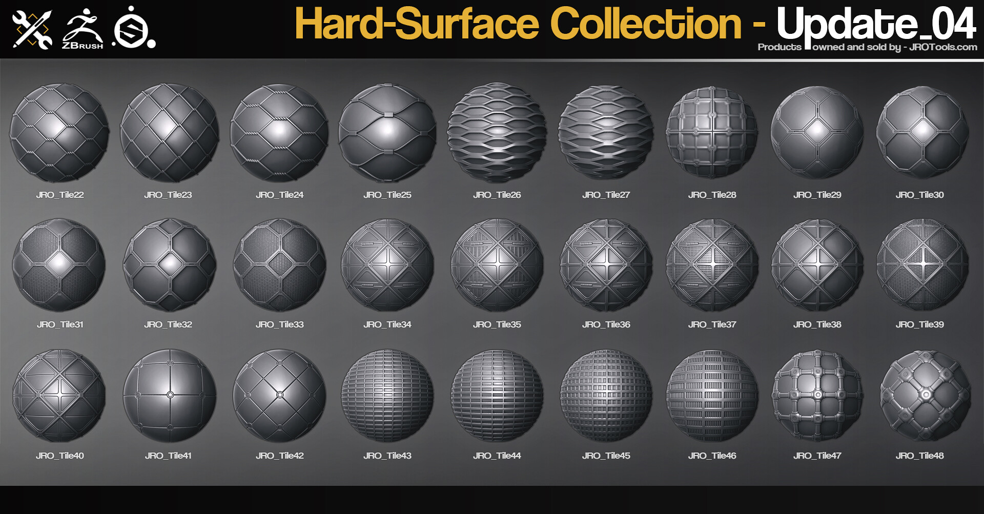 JROTools - Tools for 3D artists - Hard-Surface Collection - Update_04