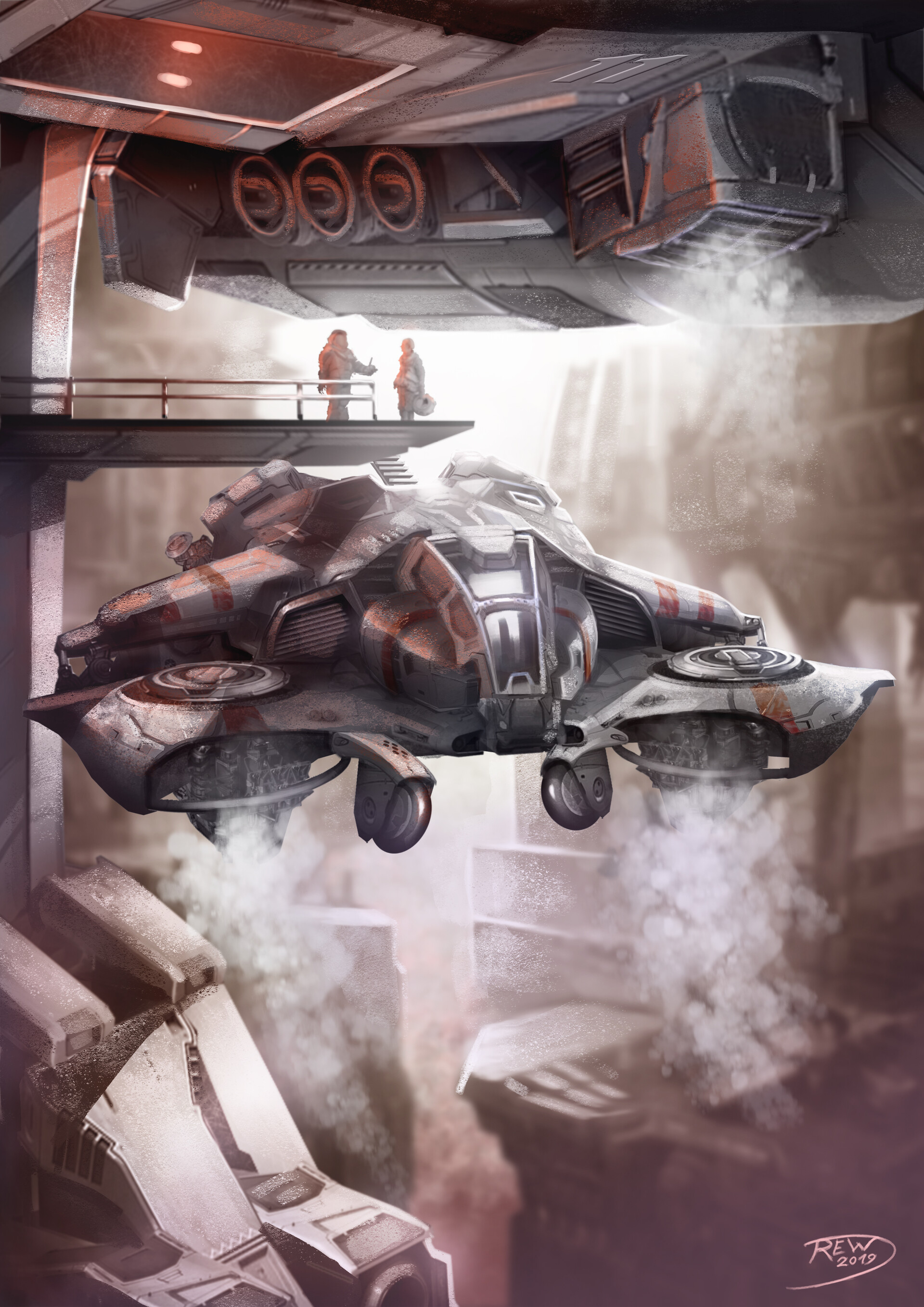 ArtStation - Station spatial