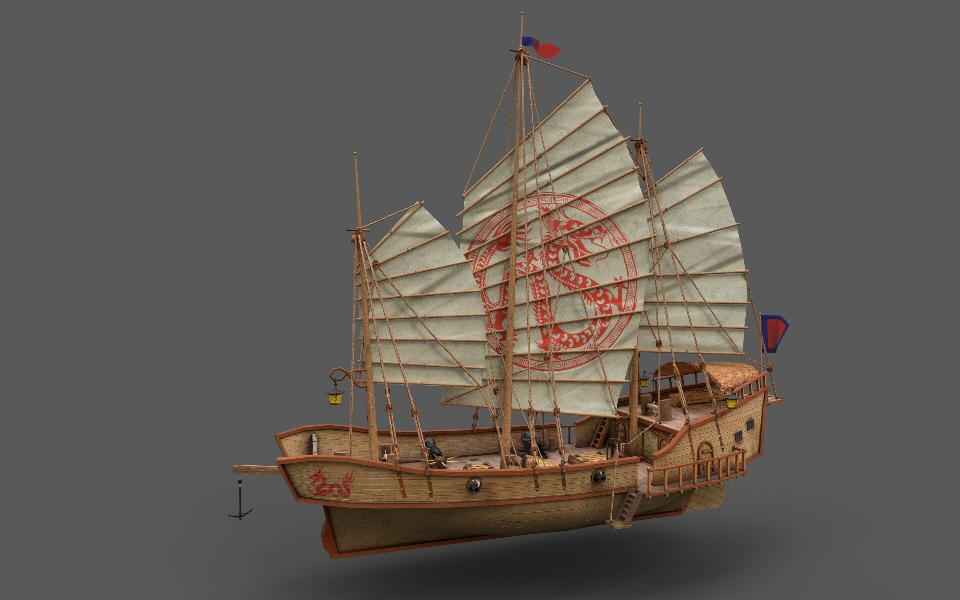 ArtStation - Asian ship