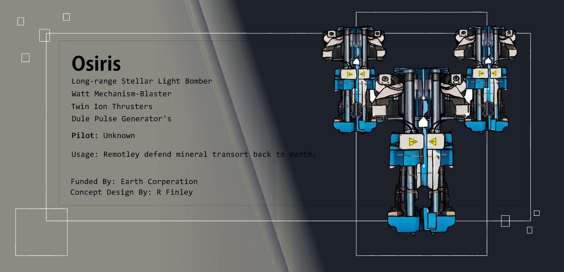 ArtStation - Osiris - Top Down Space Ship Concept #1
