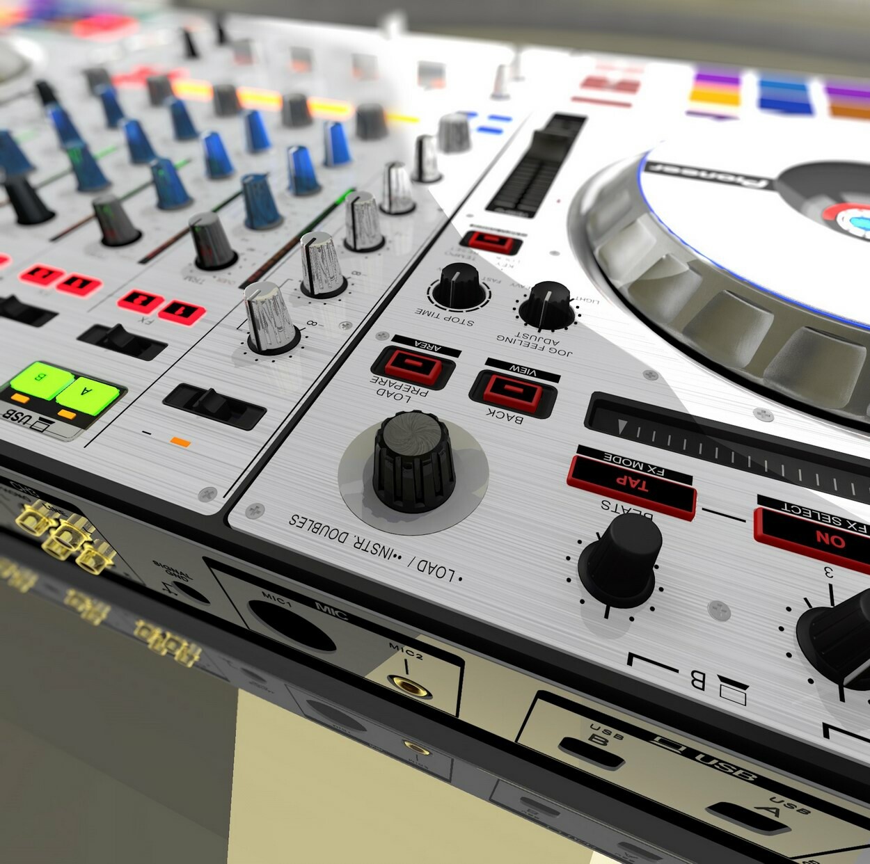 Xabier Izar - 3D DJ Controller Pioneer DDJ SZ | Made in Cinema 4D