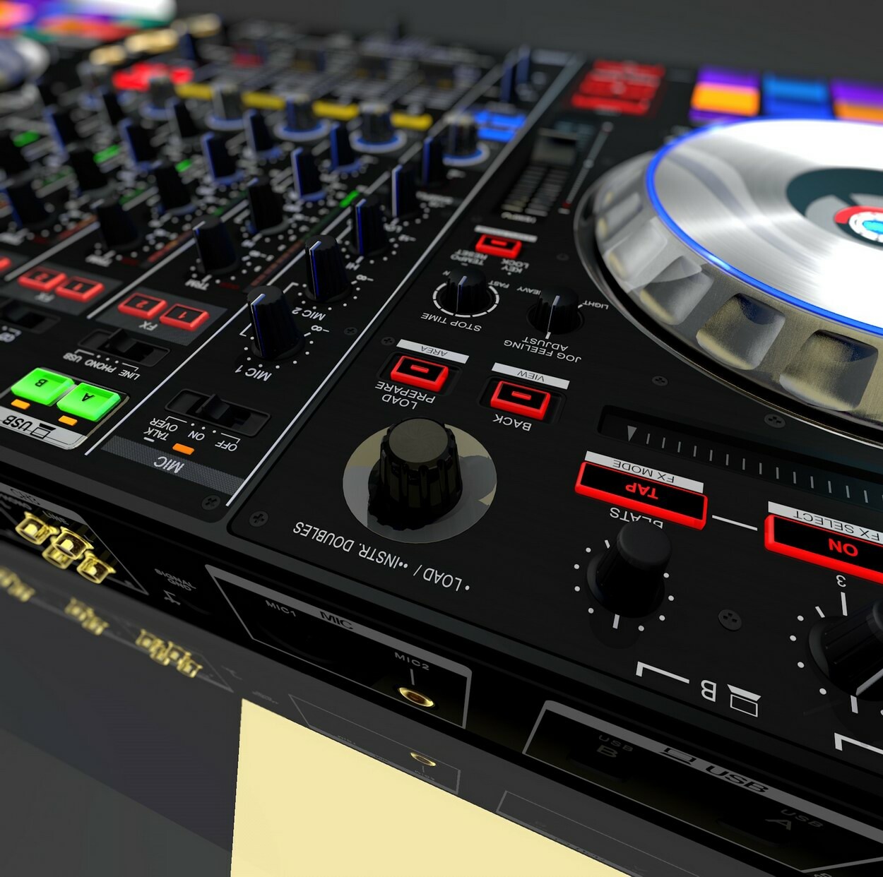 Xabier Izar - 3D DJ Controller Pioneer DDJ SZ | Made in Cinema 4D