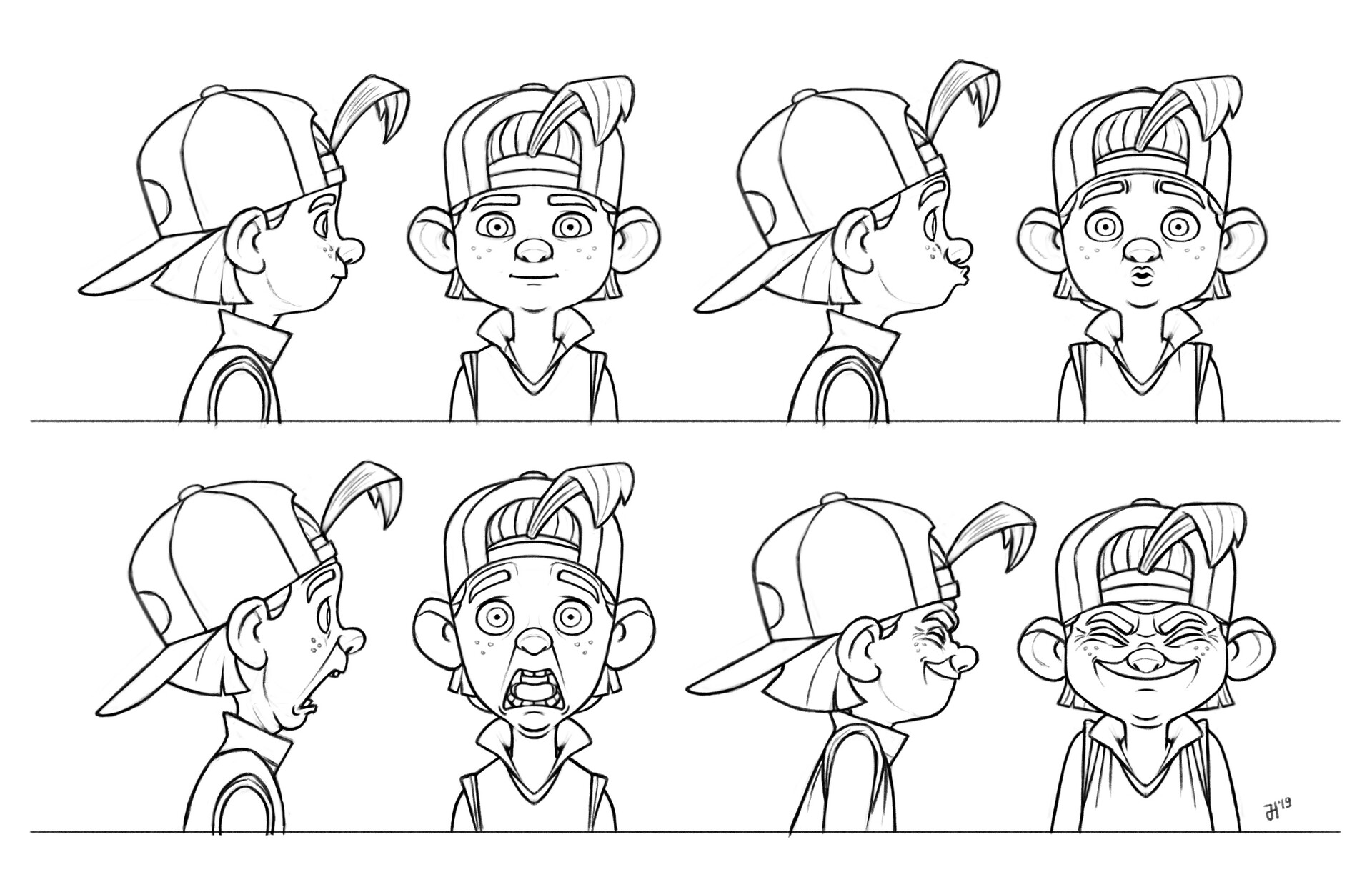 ArtStation - Facial expressions