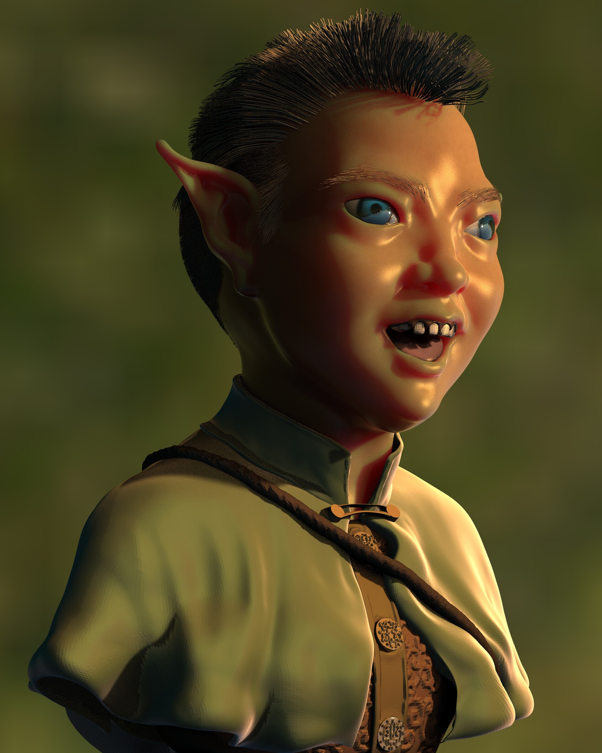 ArtStation - Elf - Sculptember 11