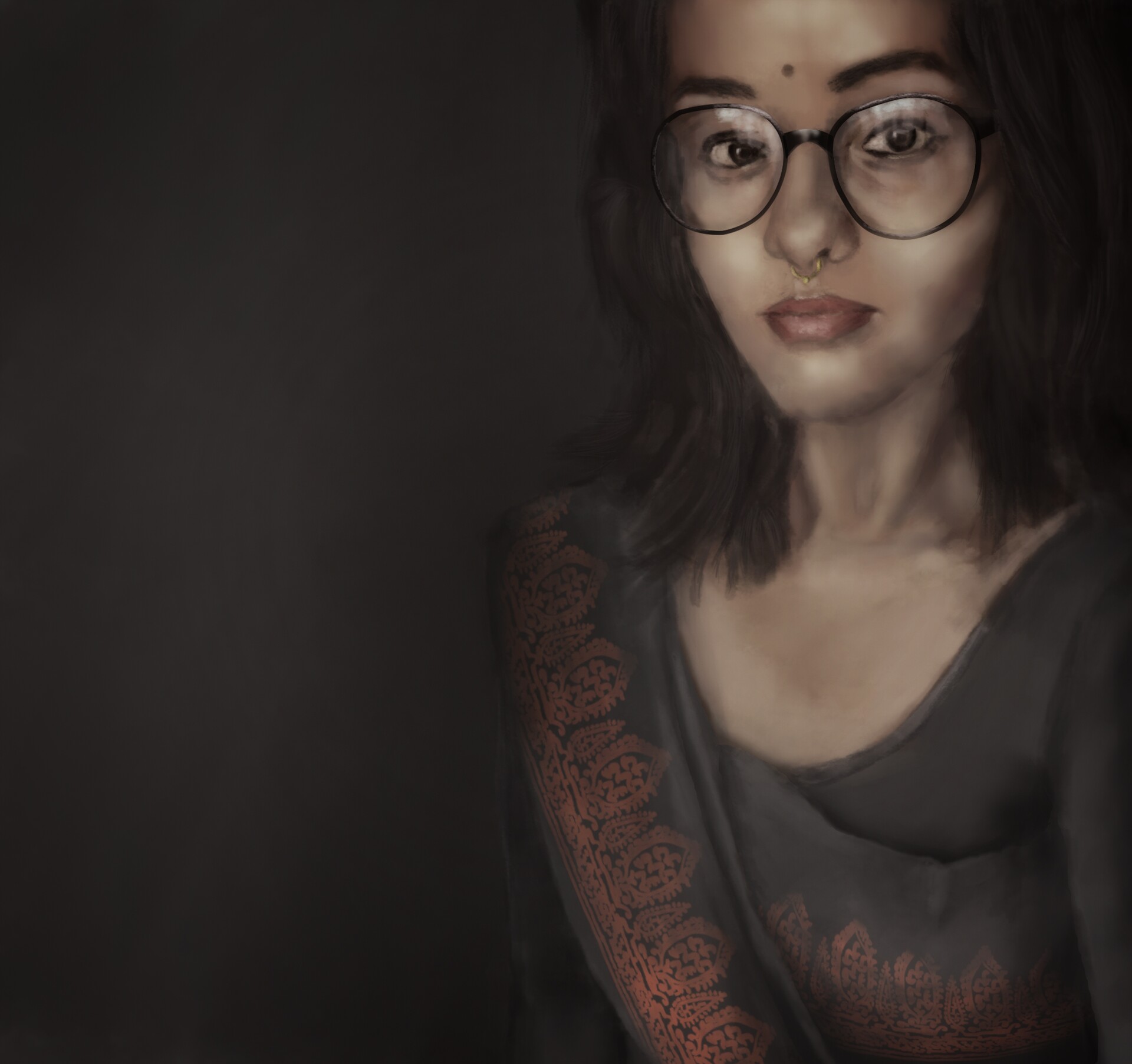 ArtStation - Digital painting of Amita