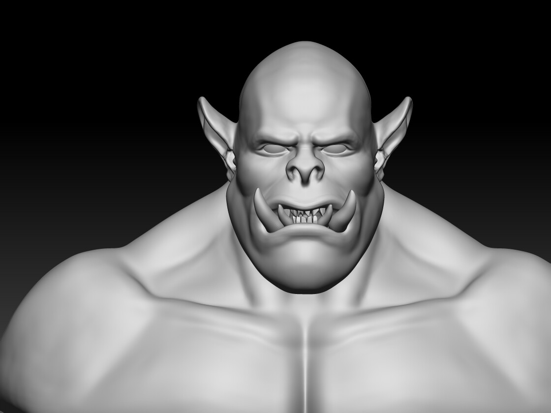 ArtStation - Orc Face