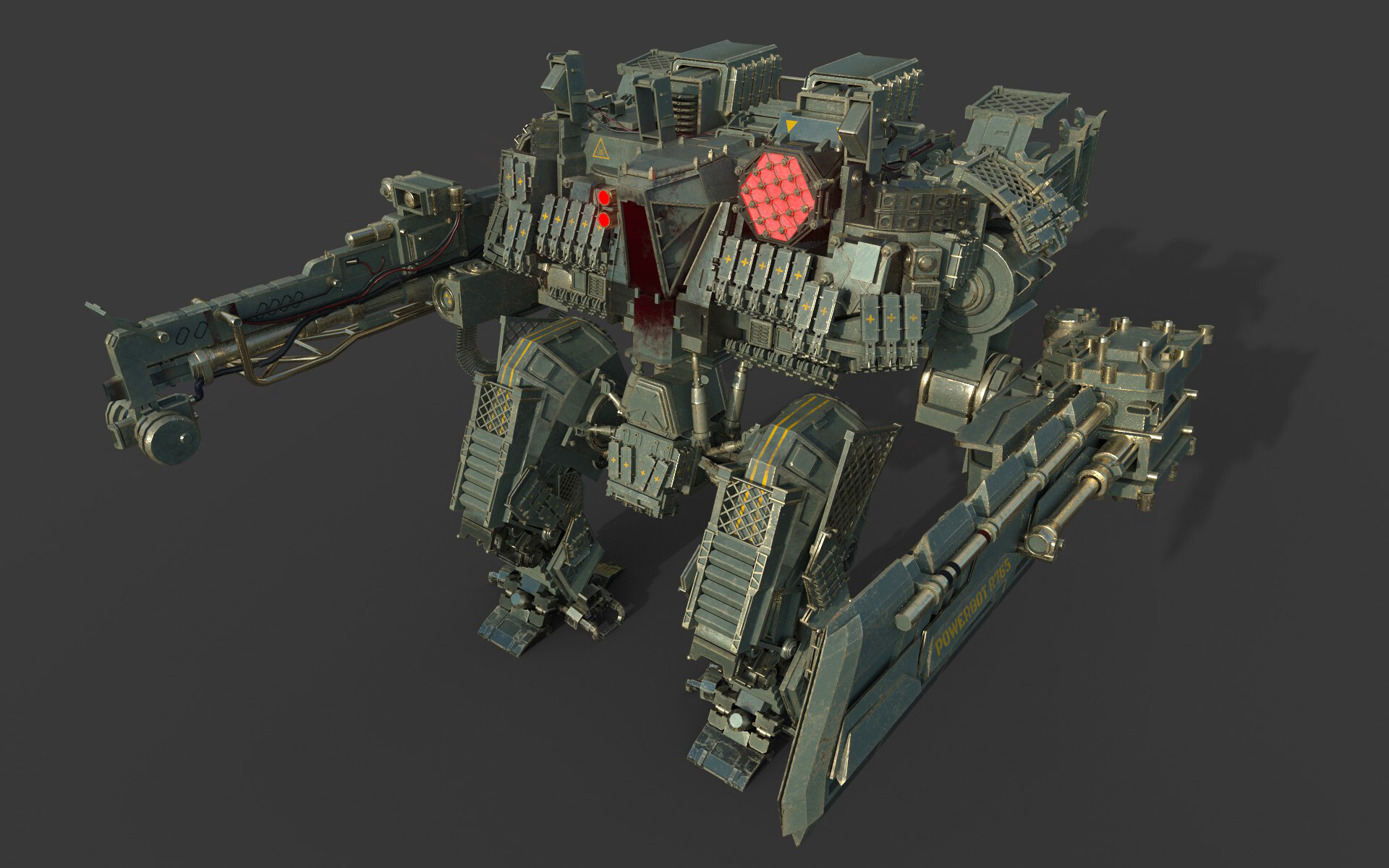 ArtStation - ROBO WEAPON (POWERBOT R765)