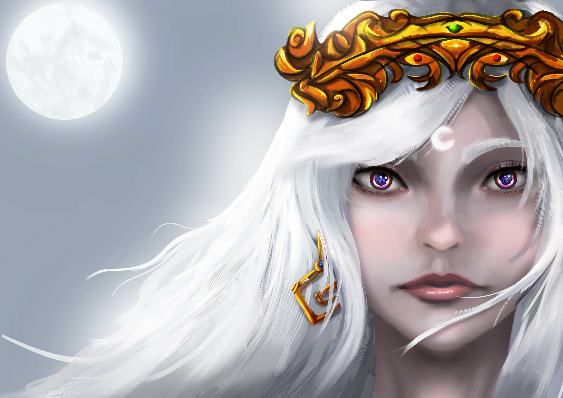 ArtStation - Moon Goddess