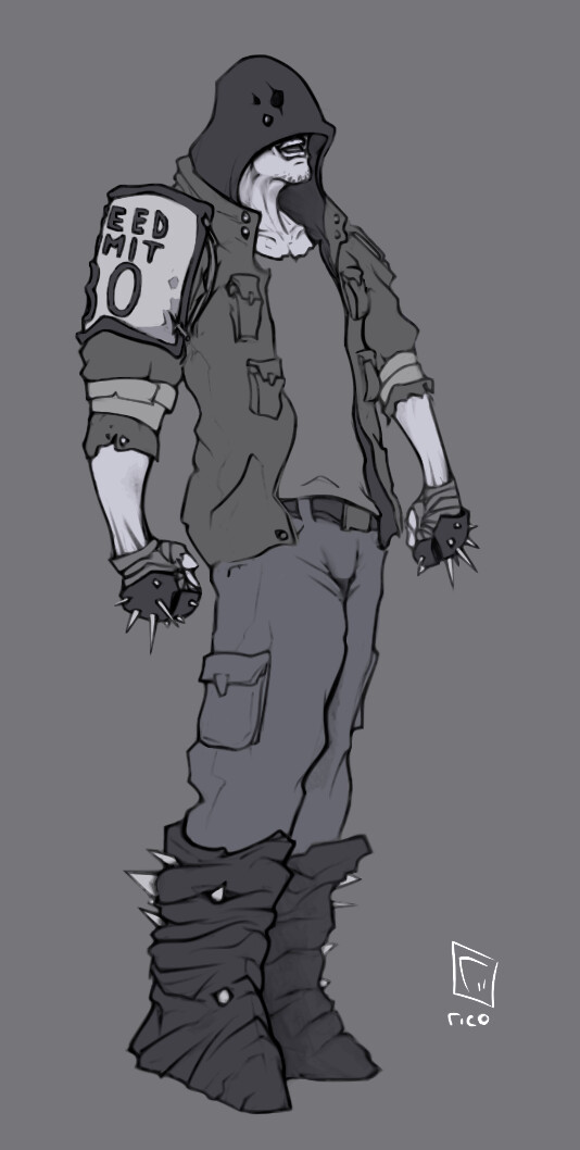 ArtStation - Robber 01 Sketch