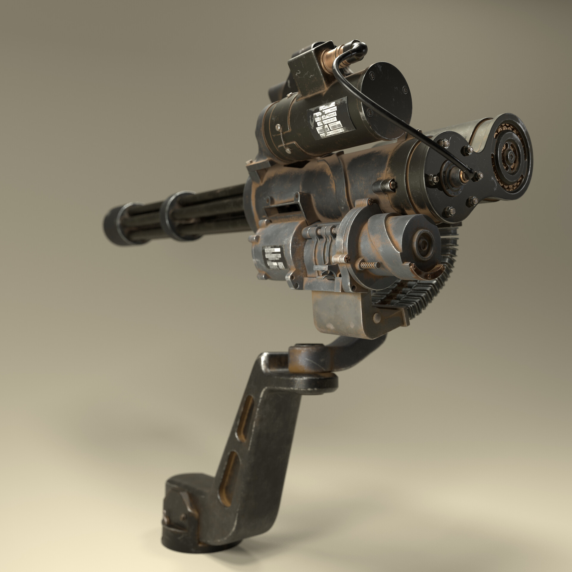 ArtStation - M134 Minigun Modified