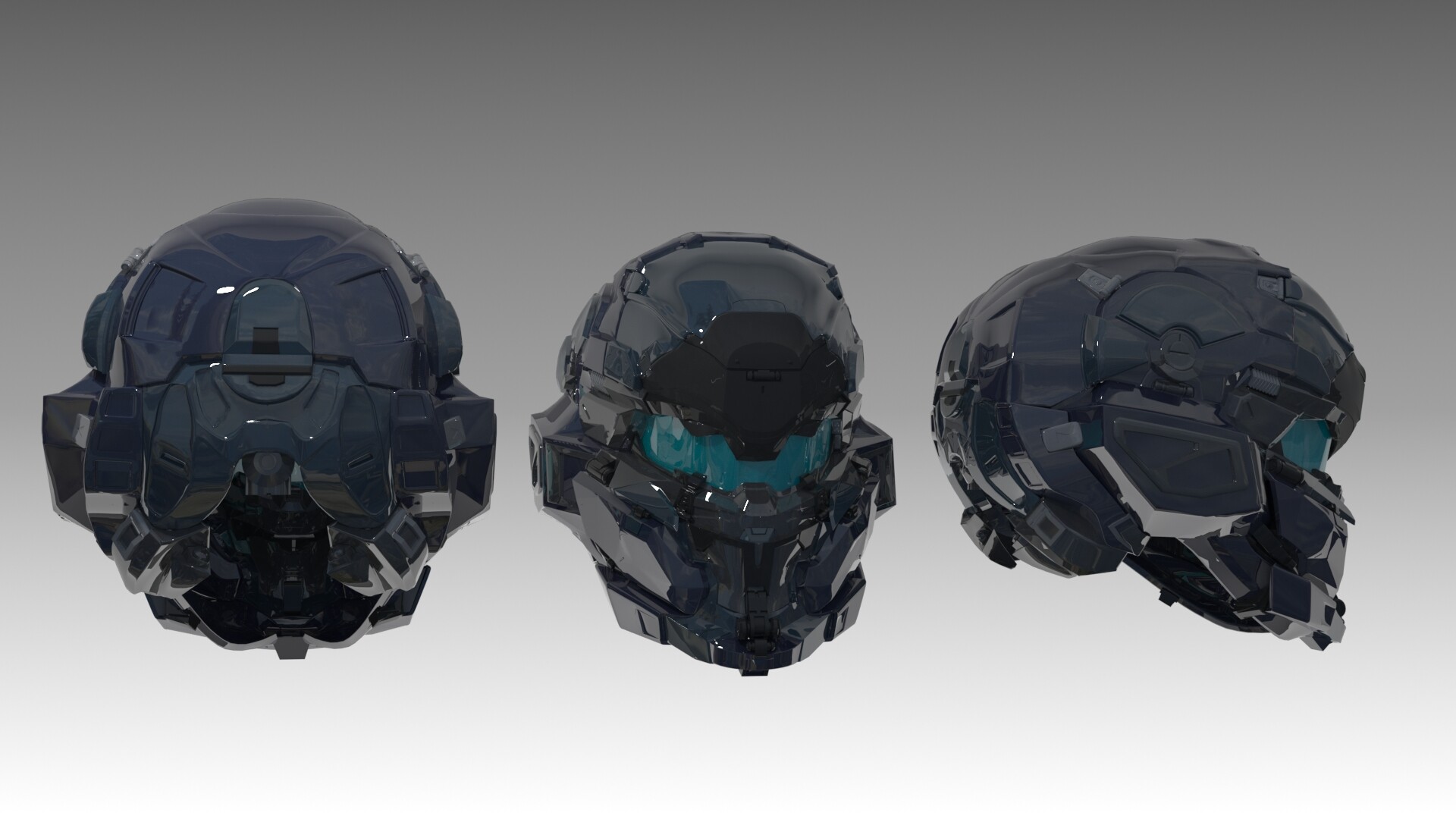 Ash - Halo 5 hunter helmet