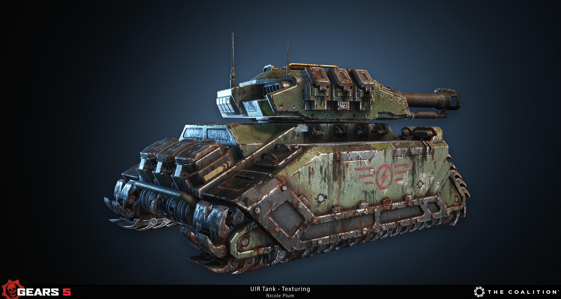 Nicole Plum - Gears 5 - UIR Tank (Texturing)