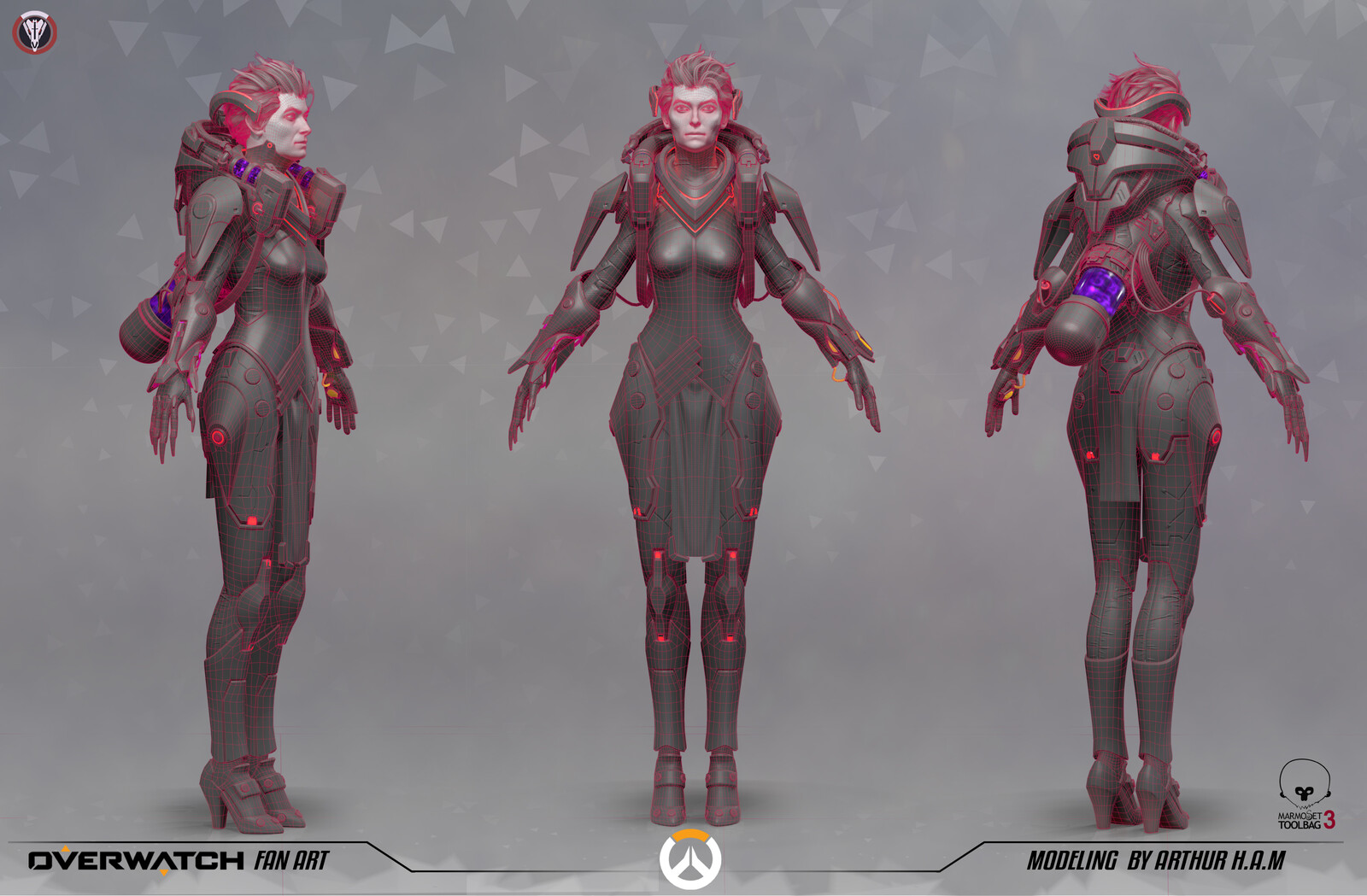 Arthur Hernandes - Moira Overwatch Fan Art