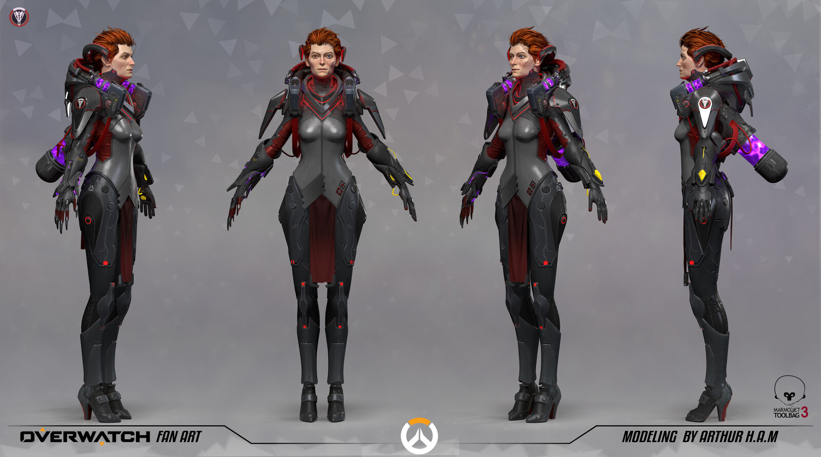 Arthur Hernandes - Moira Overwatch Fan Art