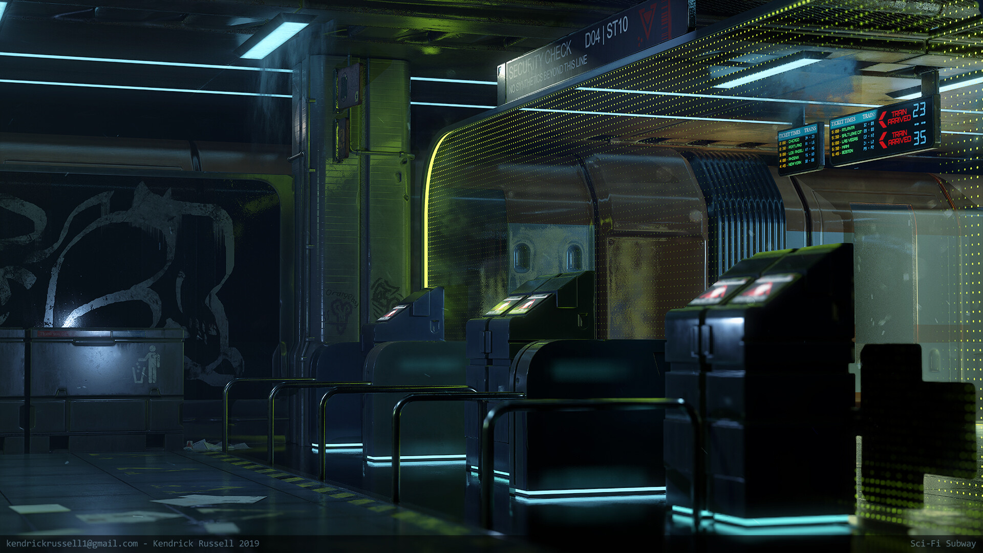 Kendrick Russell - Sci-Fi Subway