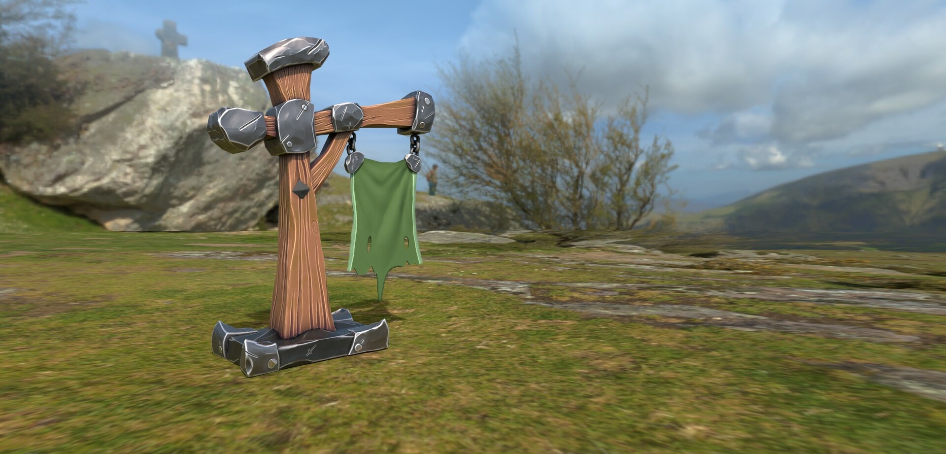 ArtStation - Prop - Banner