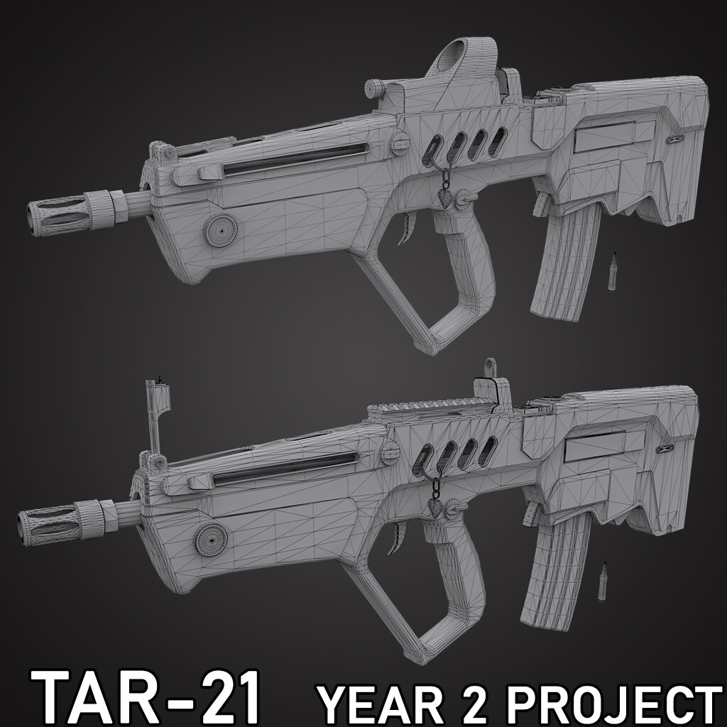 ArtStation - TAR-21 ~Year 2 Project~