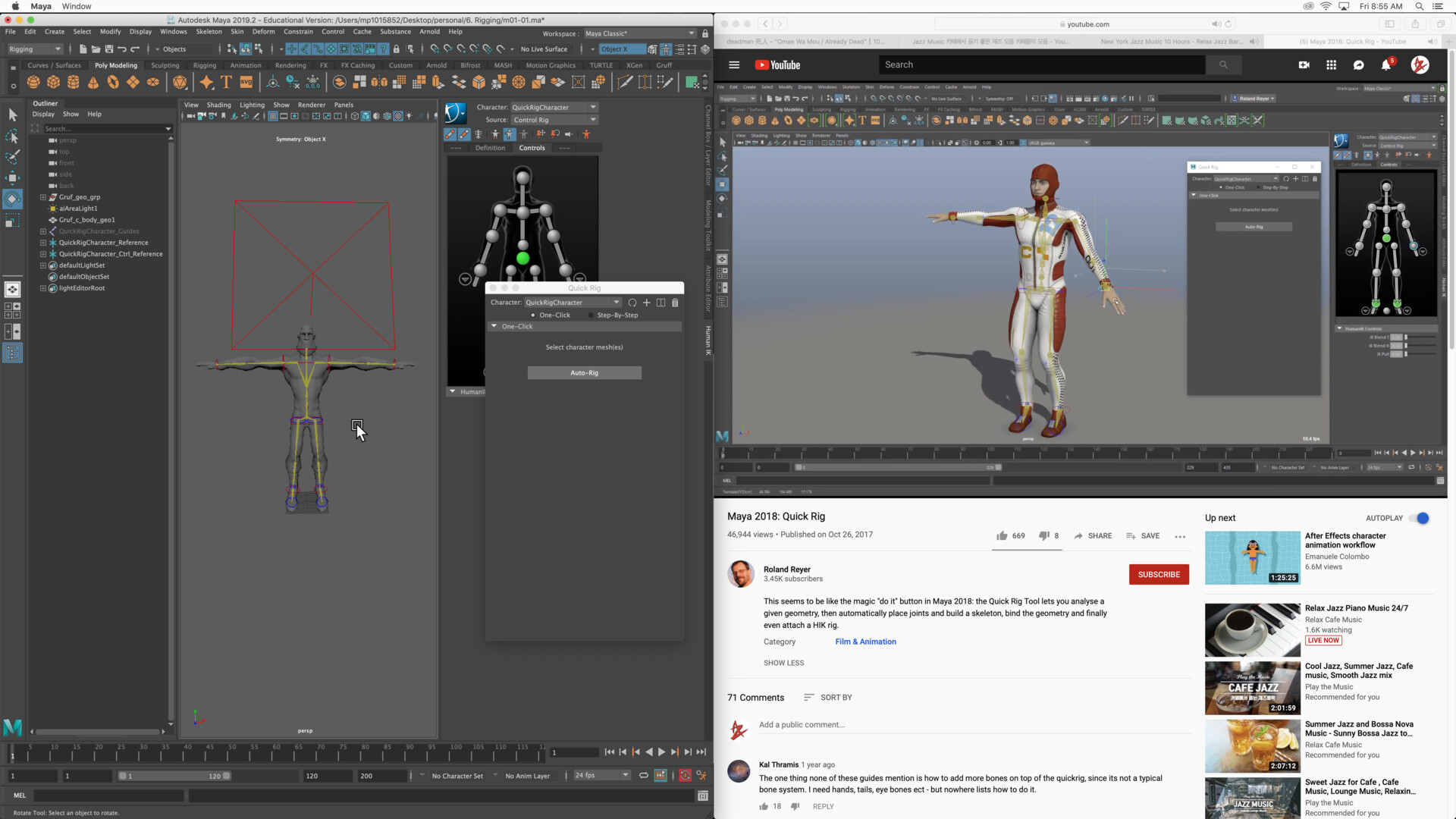 ArtStation - Quick Rig - One Click