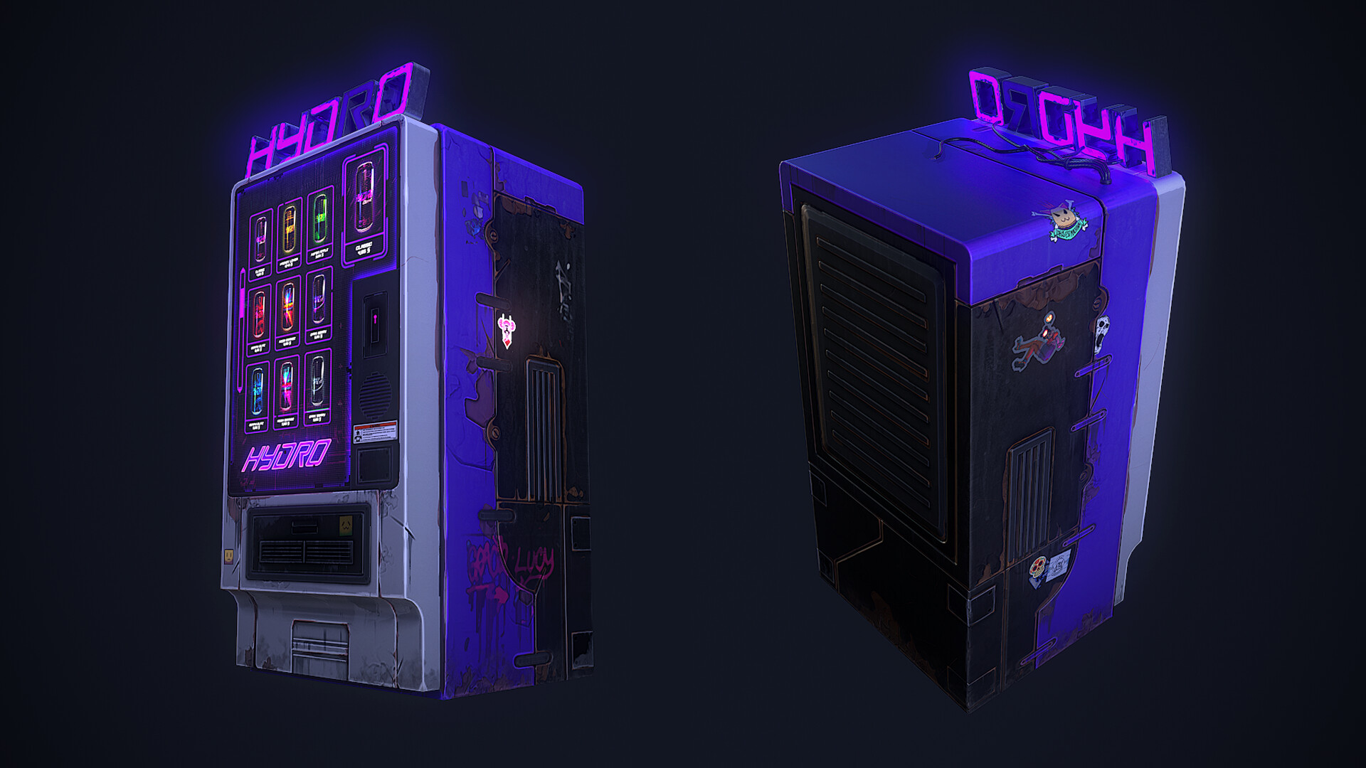 Maximilian Lessle - Cyberpunk Vending Machine