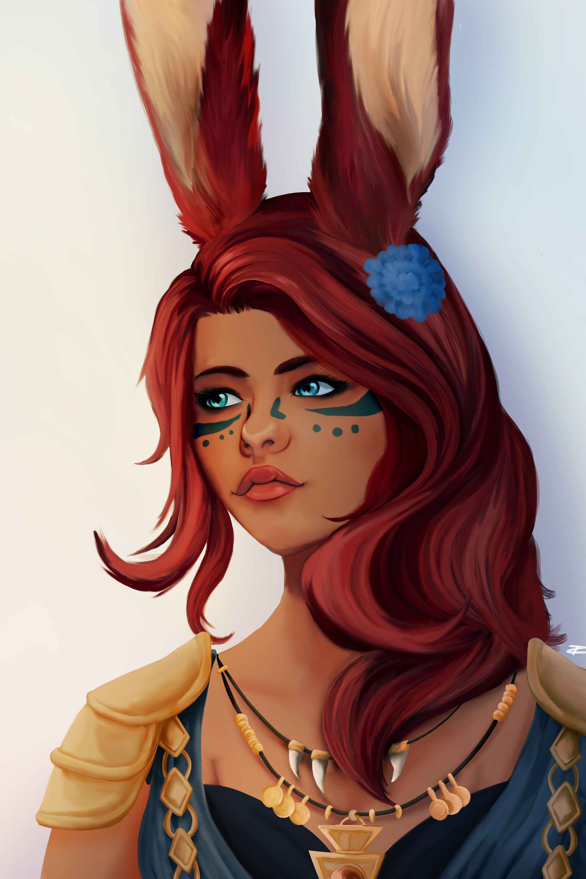 ArtStation - Final Fantasy Character Portrait