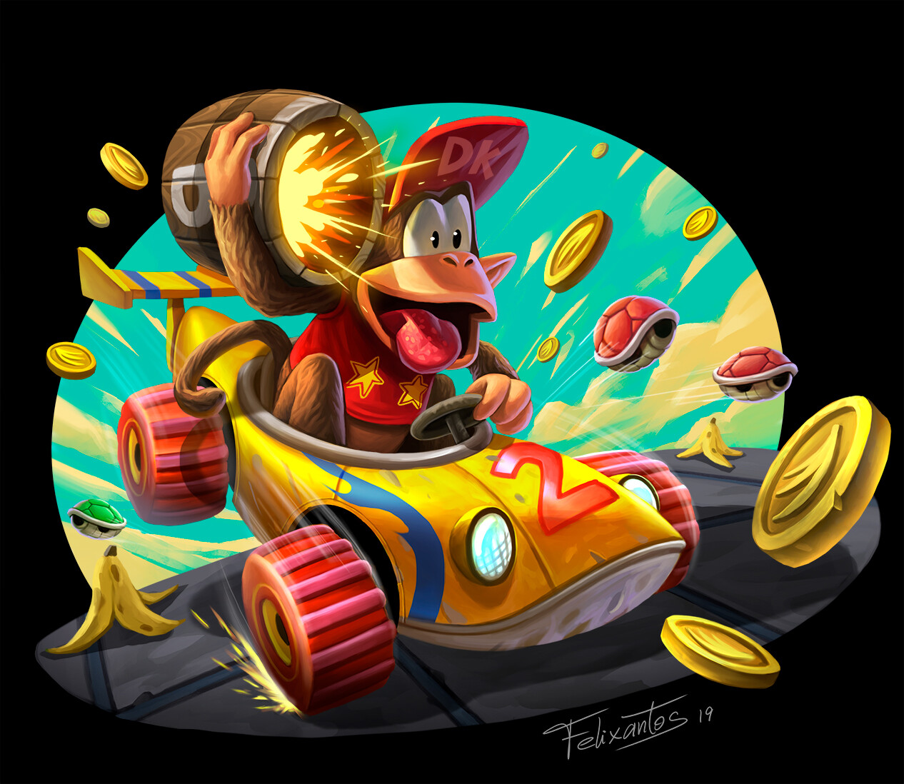 ArtStation - DIDDYKONG / Fanart