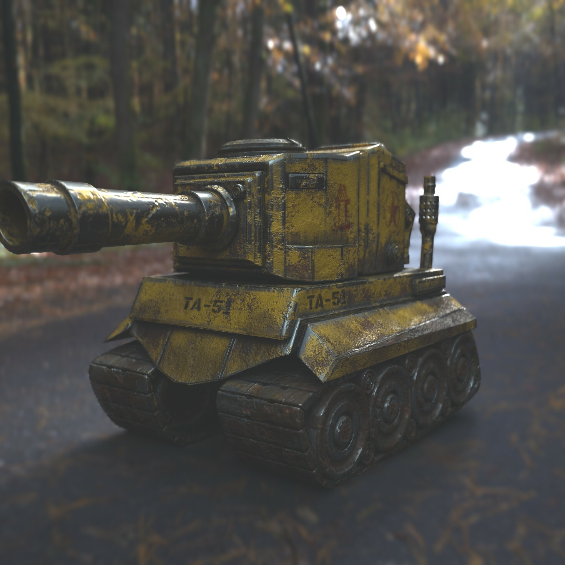 ArtStation - stylized tank