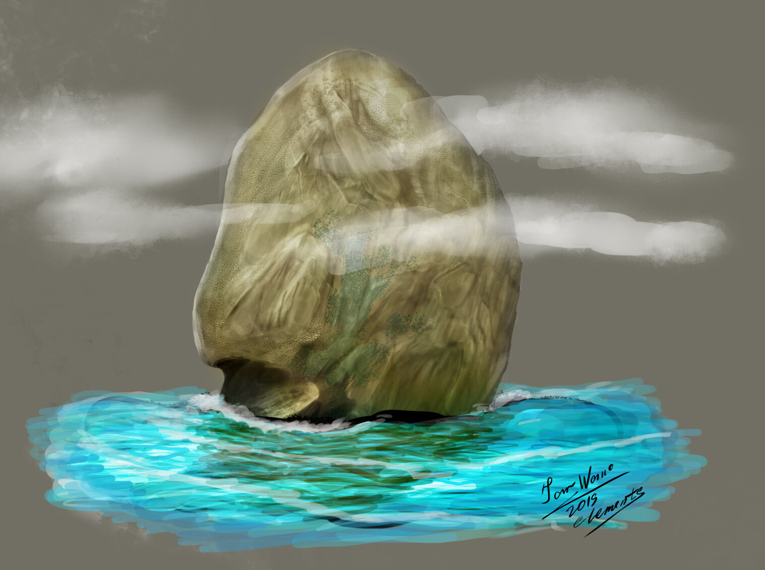 ArtStation - Stone and Water (Sketch-Elements)