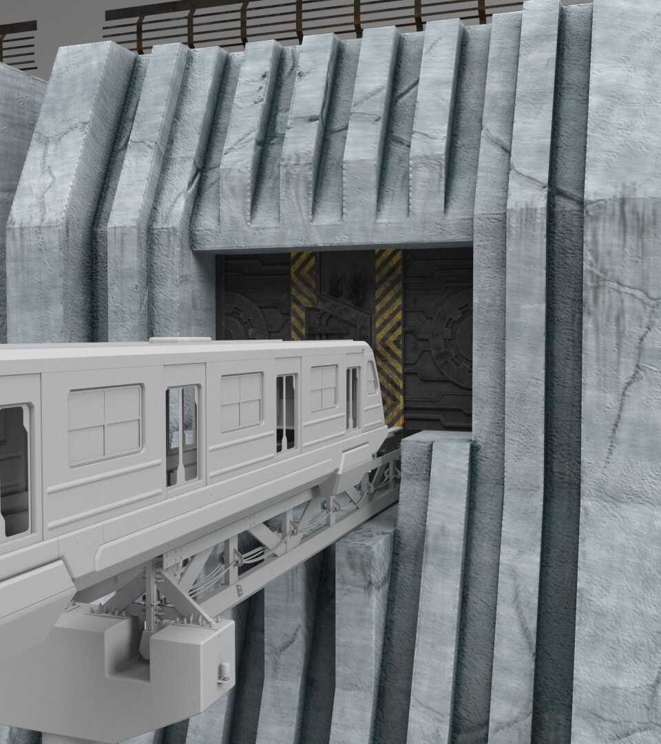 ArtStation - Sci-Fi Sea Wall