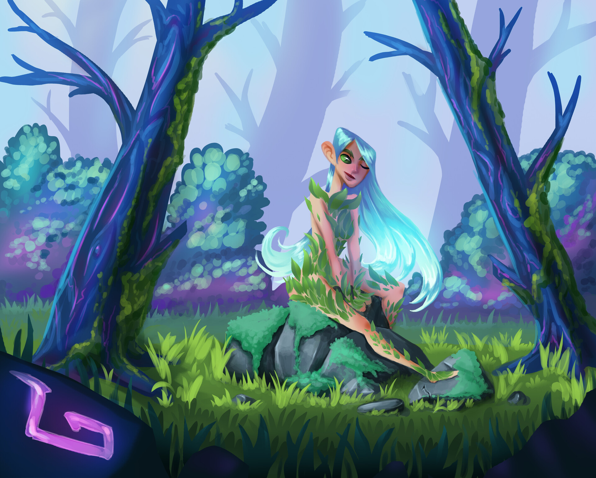 ArtStation - Forest ghost