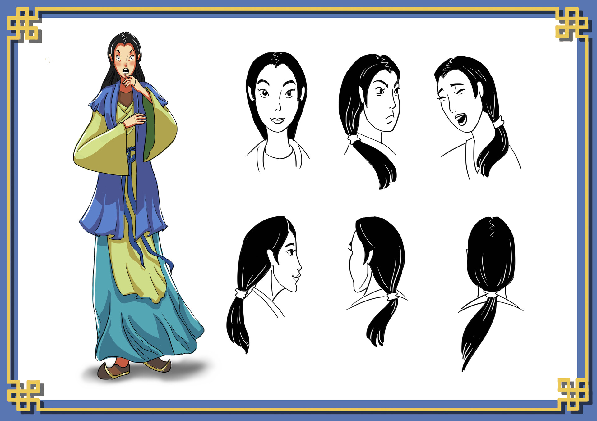 ArtStation - Vietnamese costume.