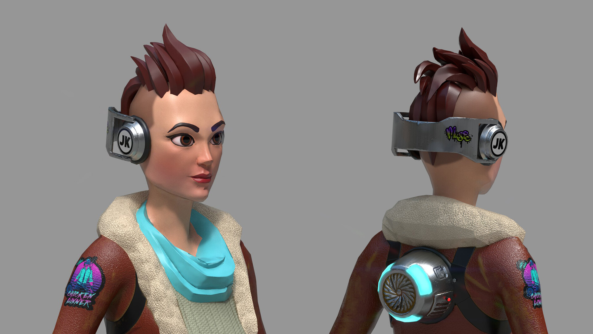 Jagrut Kaptan - FANART Fortnite - Female Outlander