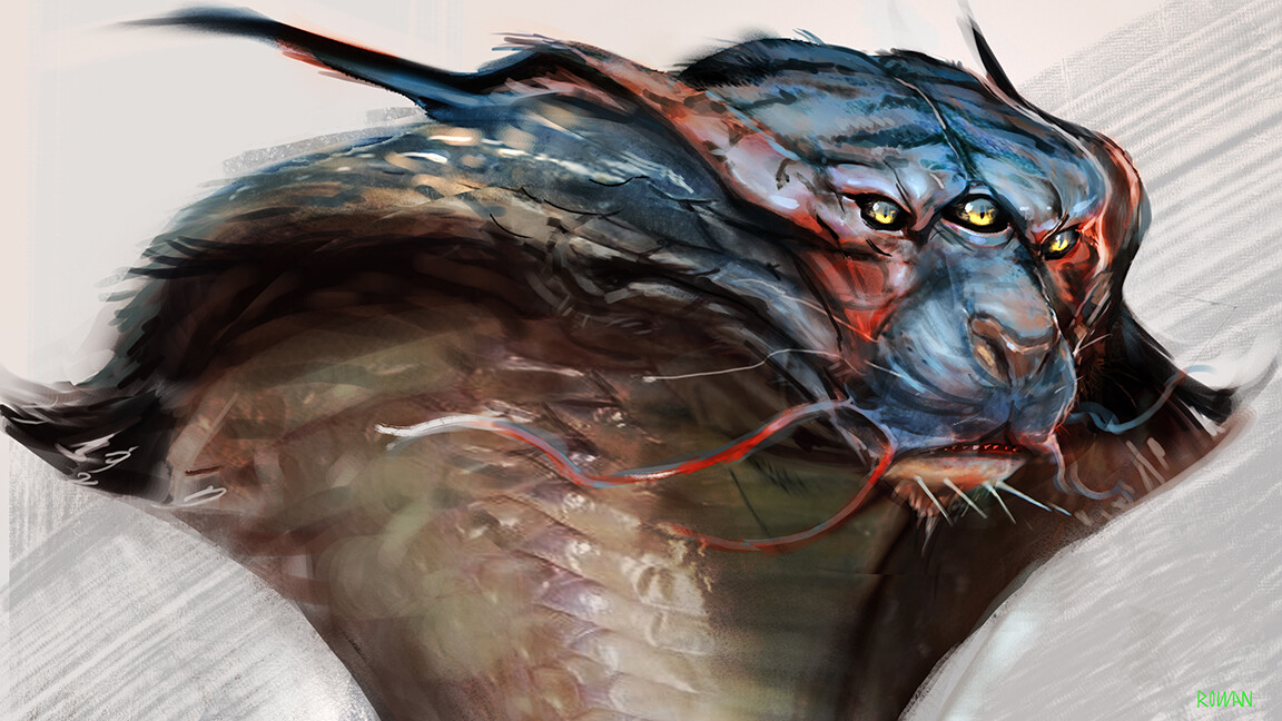 Sam Rowan - Fantastic Beast 2 : Crime of Grindelwald - Zouwu Concept art