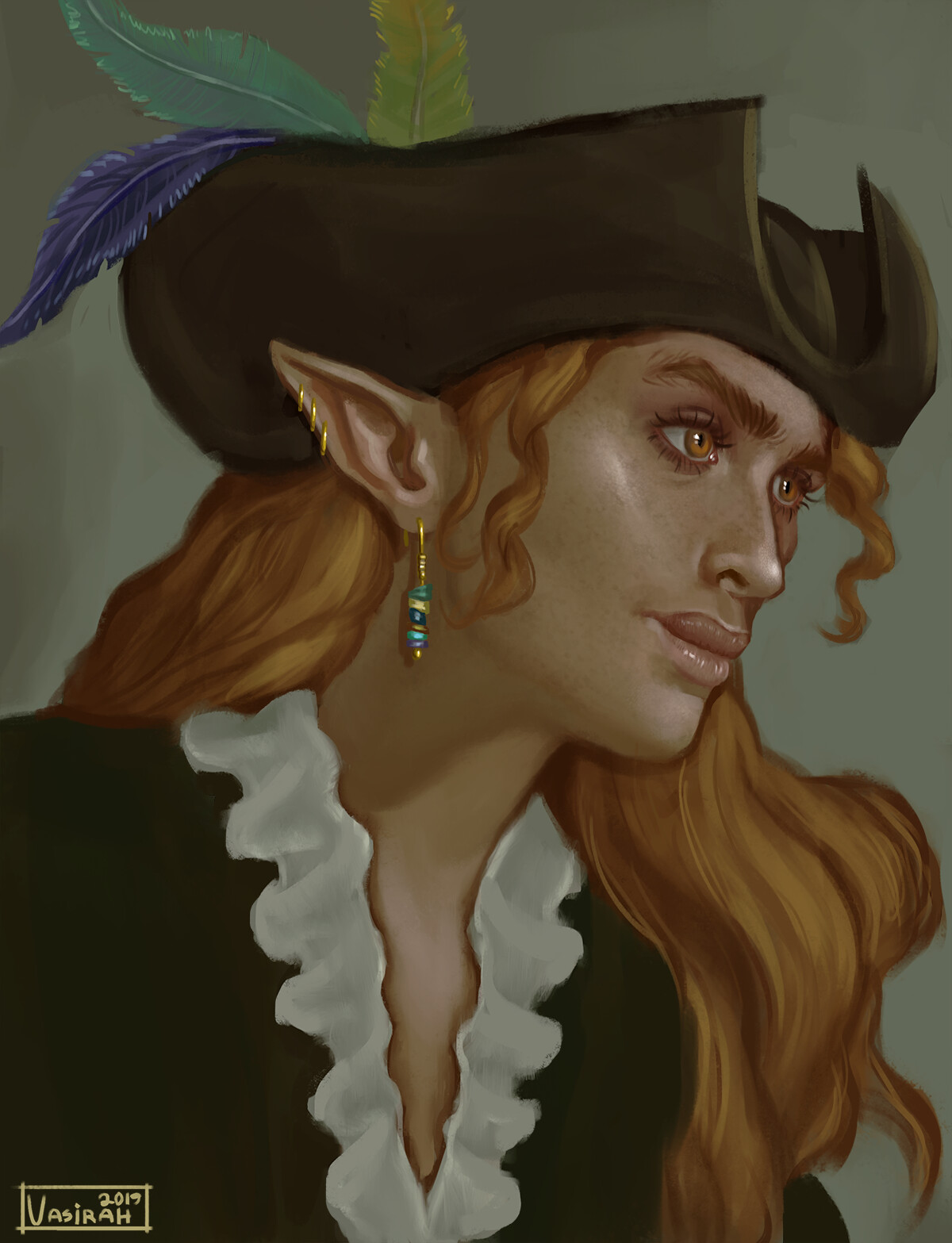 ArtStation - Elf pirate