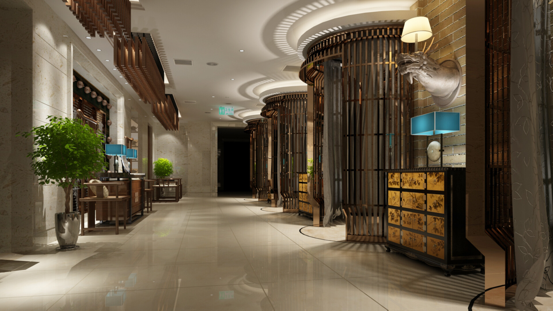 Hotel Hallway Design
