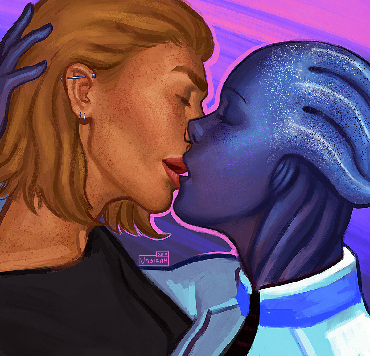 ArtStation - Femshep x Liara