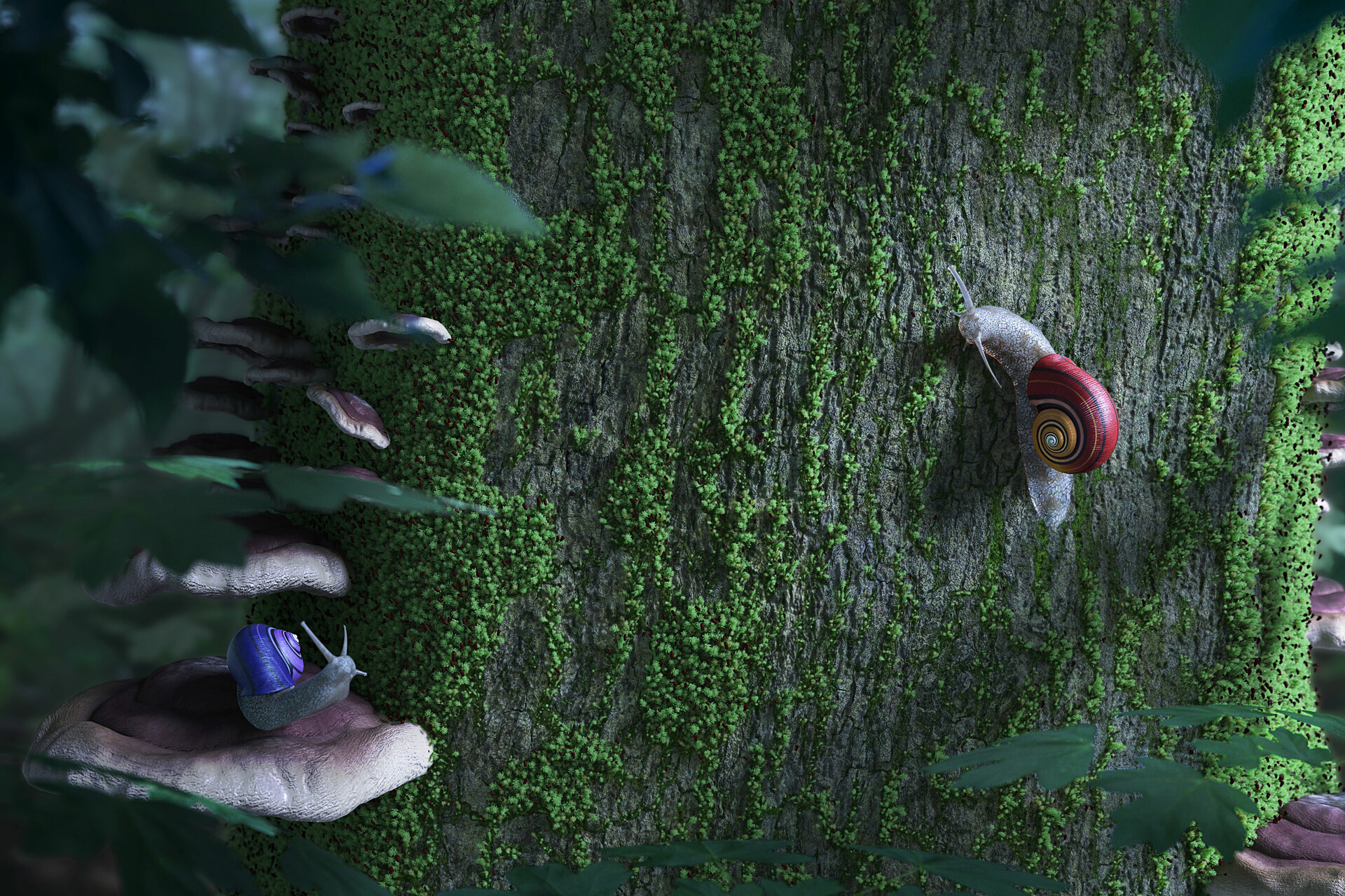 ArtStation - Snail Forrest