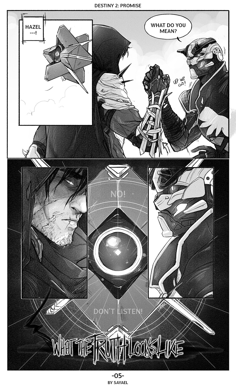 Sayael Nu - Destiny 2 Fancomic - Promise Sayael Nu - Destiny 2 Fancomic - Promise