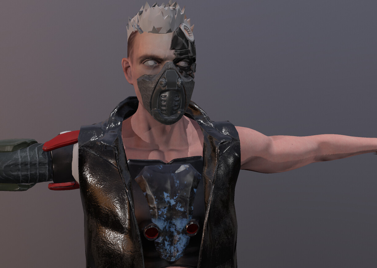 ArtStation - game ready character "Android 01" as the character name