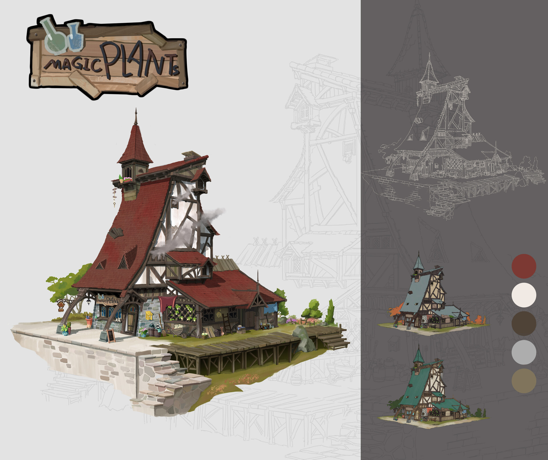 ArtStation - Magic Plants shop