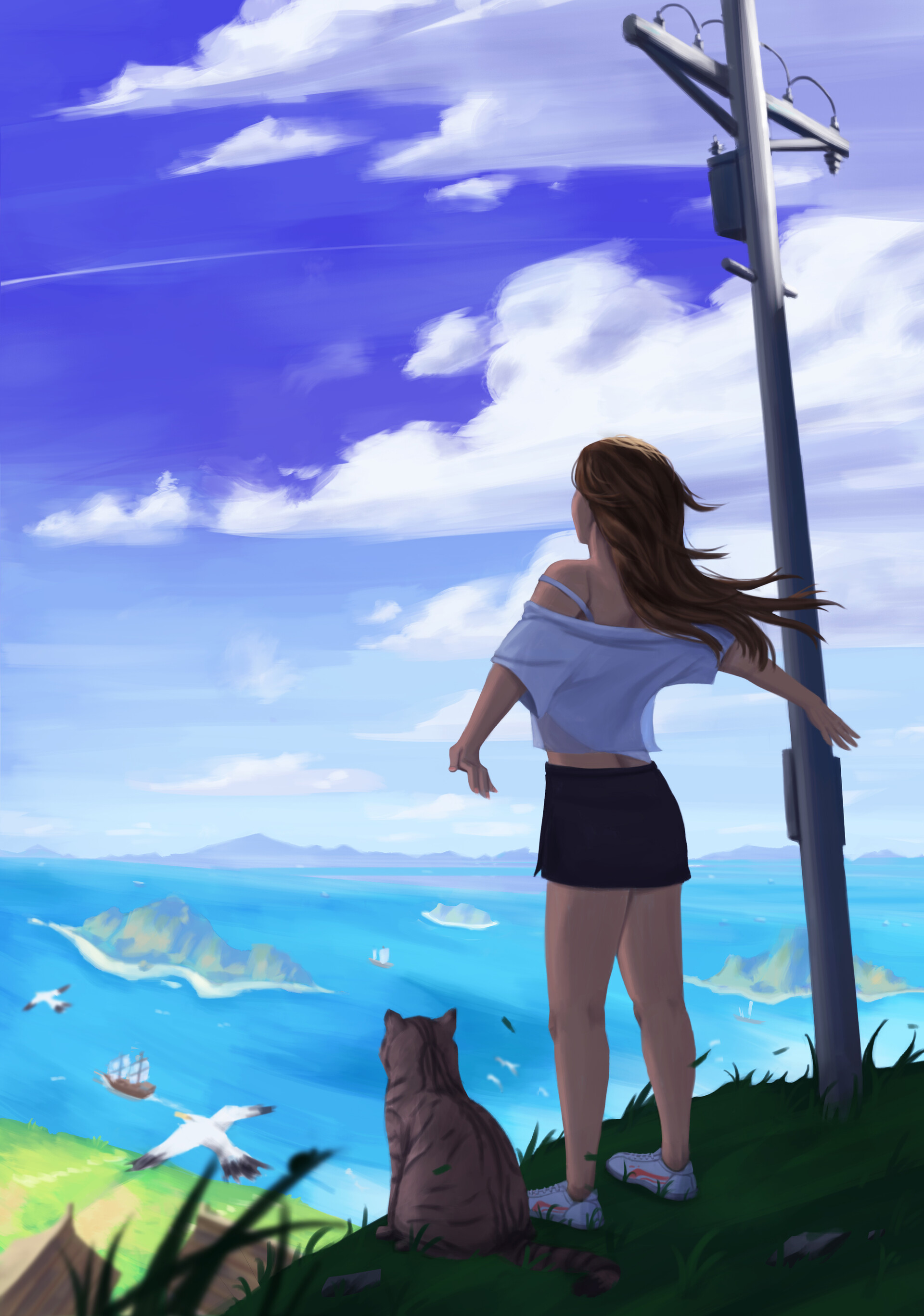 Andy Dylan - Enjoying the sea breeze