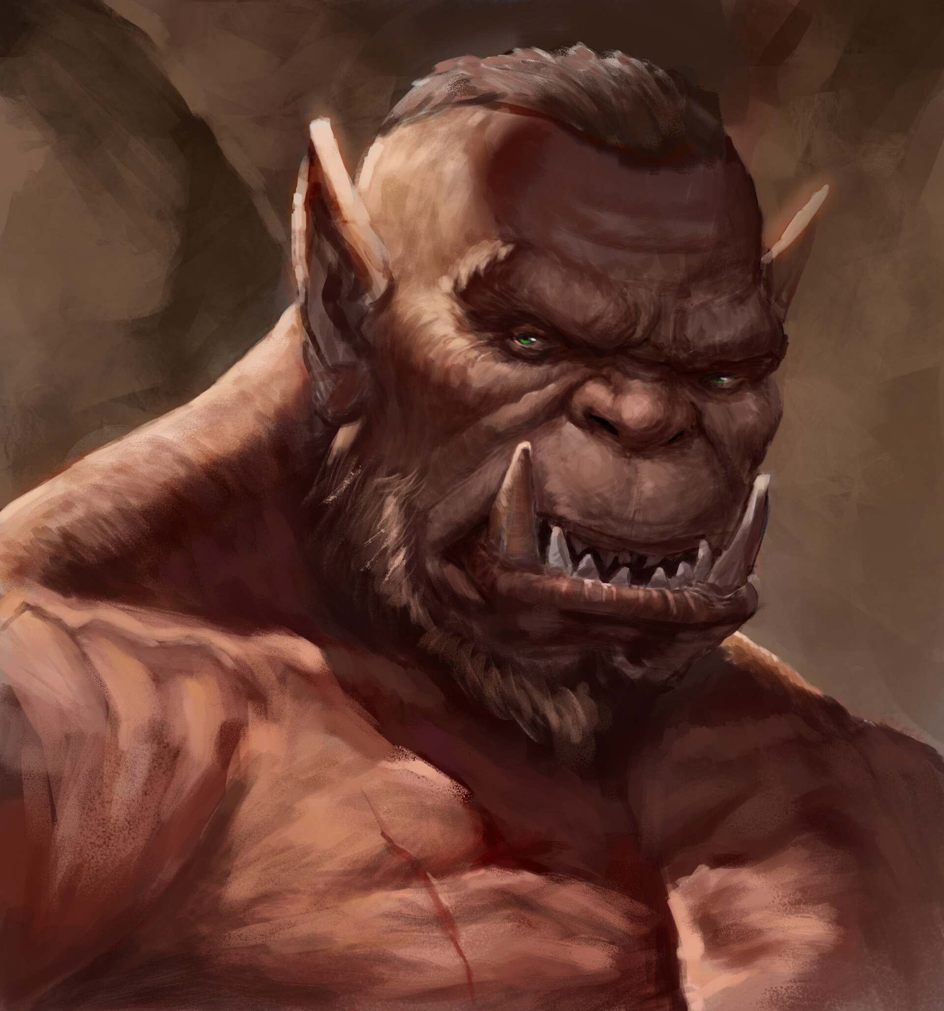 ArtStation - Orc Portrait