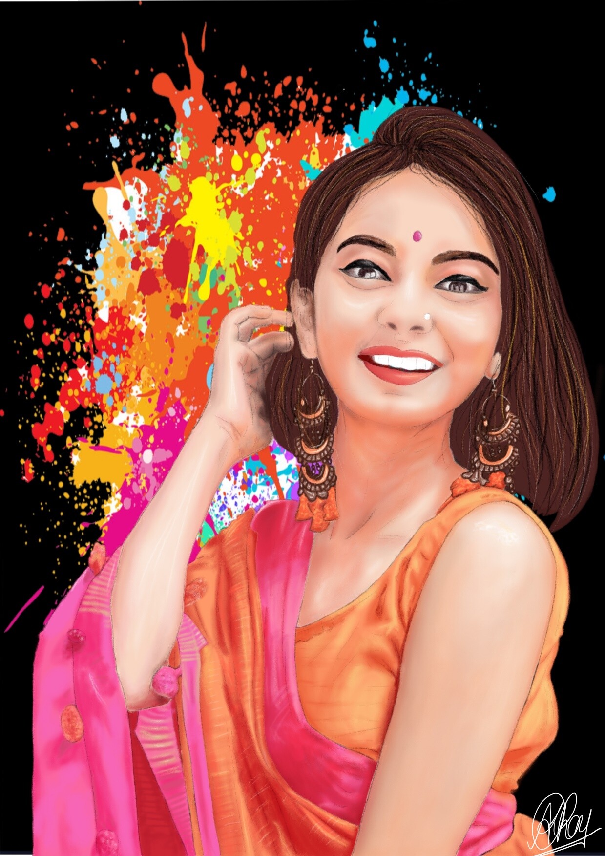 ArtStation - 2d portrait illustration