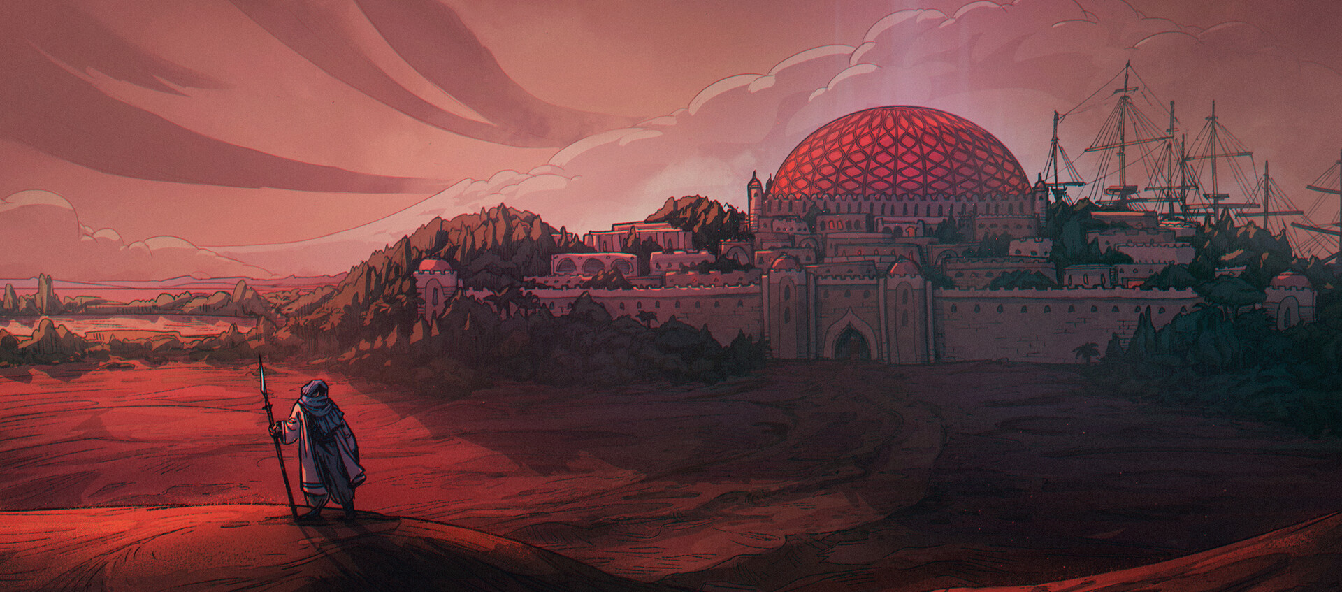 ArtStation - Oasis city