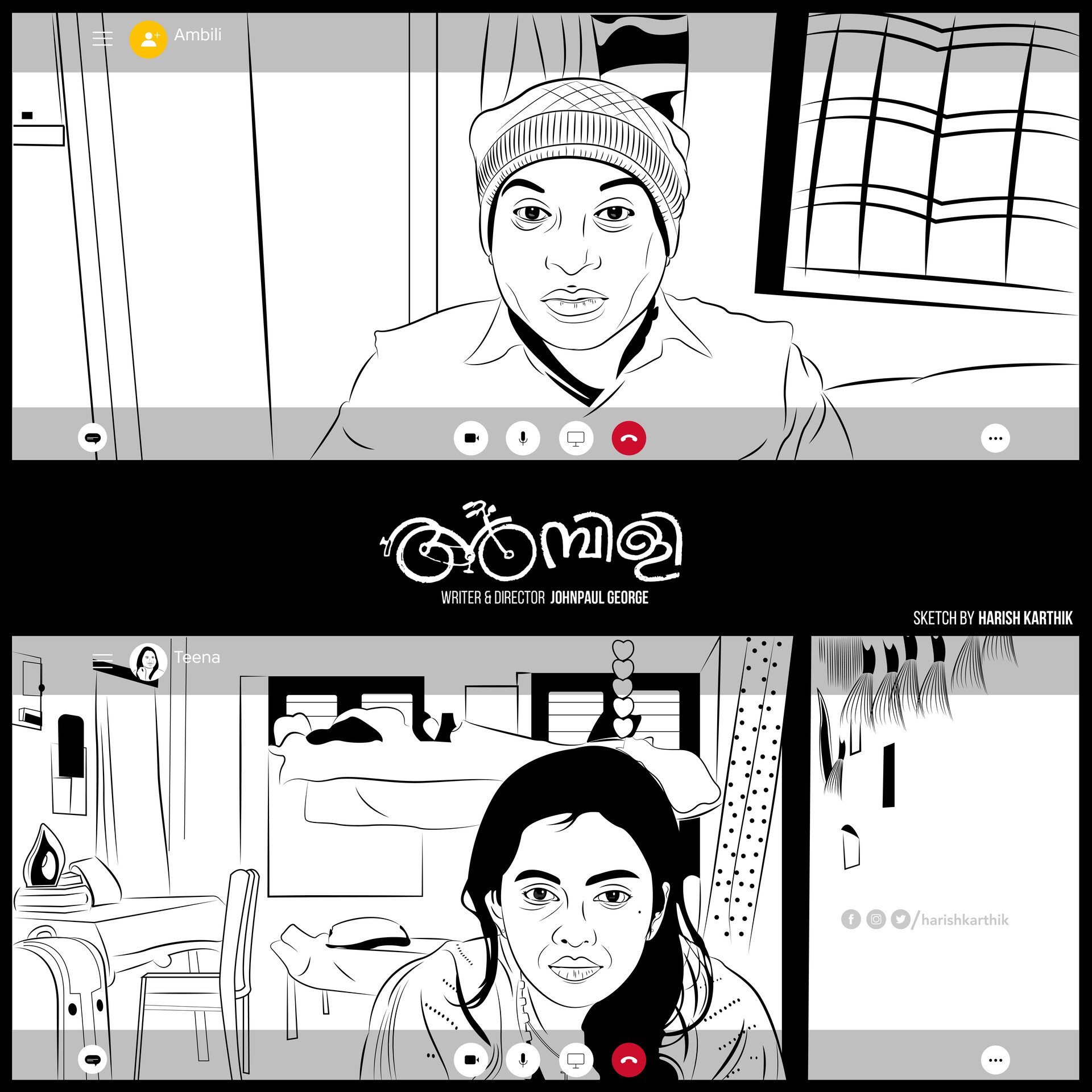 ArtStation - Ambili Rough Sketch